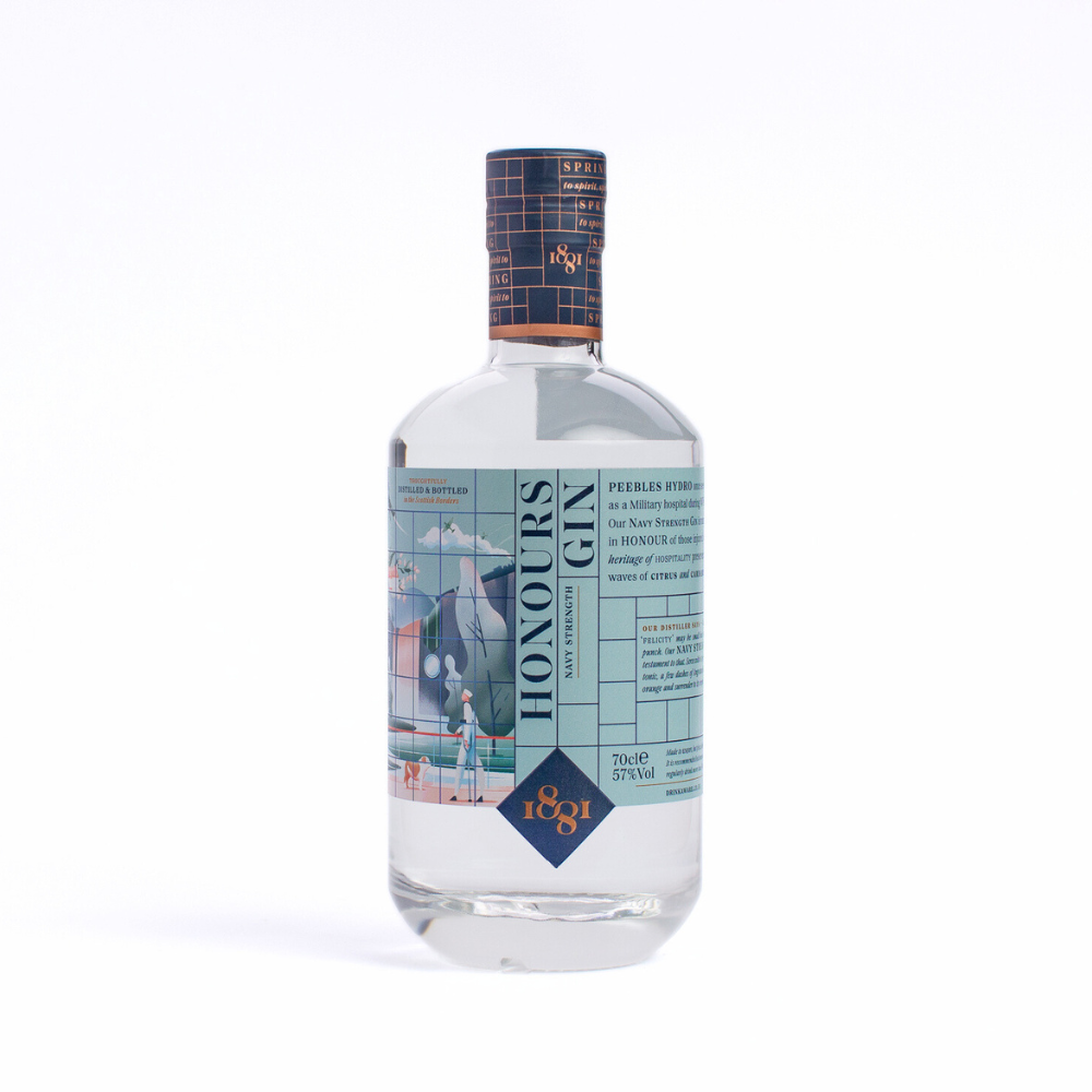 Honours Gin | Navy Strength Gin | 1881 Distillery | Scottish Gin